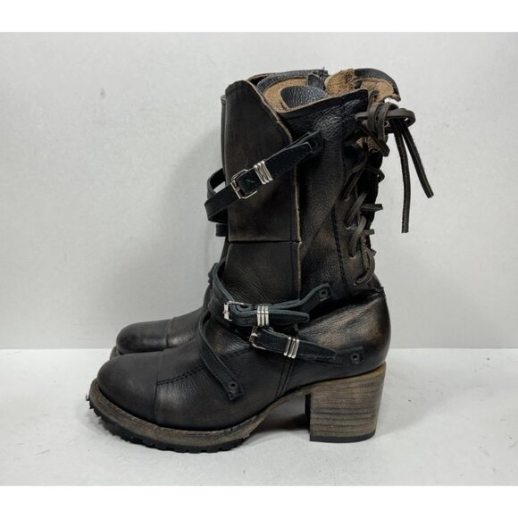freebird | Shoes | Freebird Cora Boots Womens Size 7 Dark Brown Leather ...